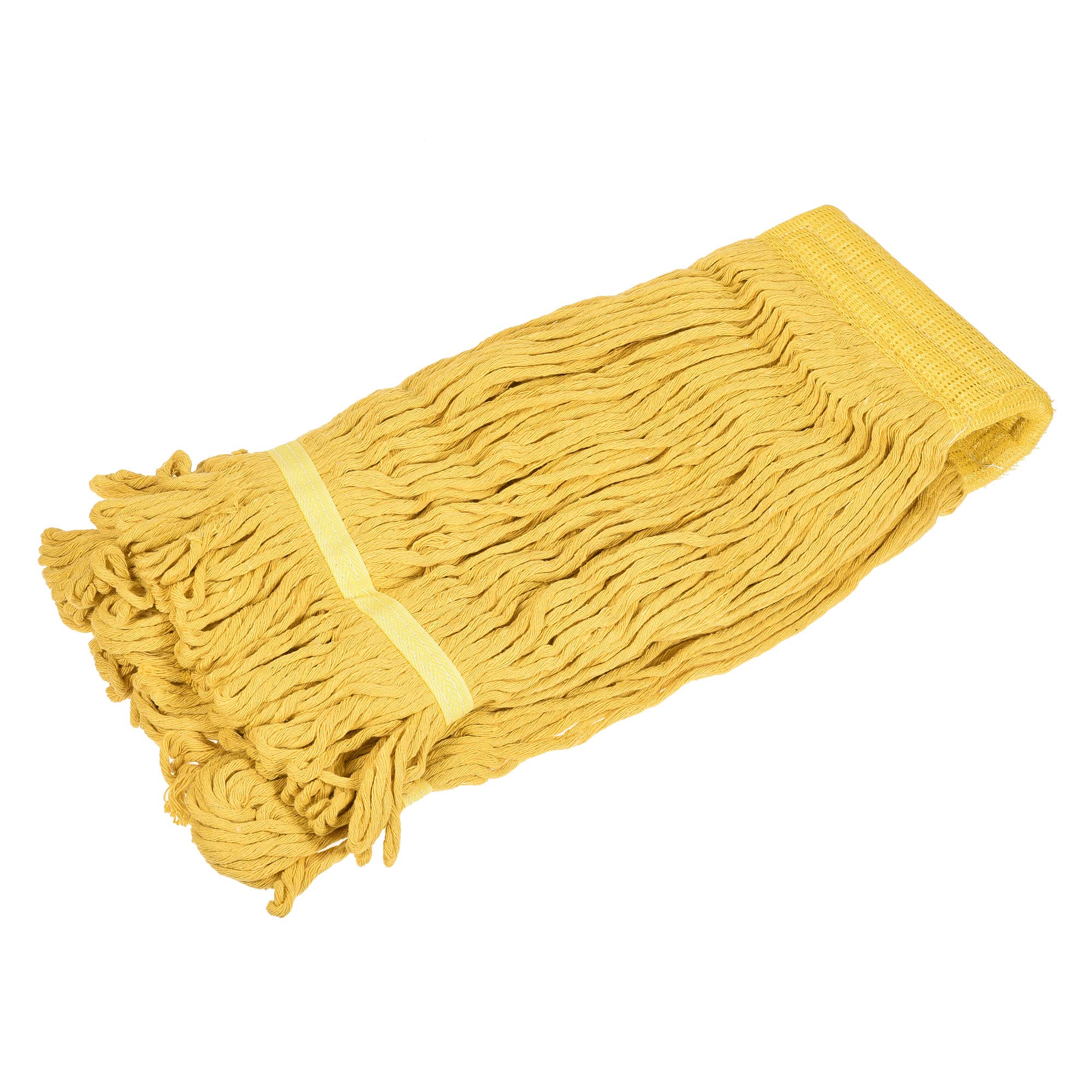 MECCANIXITY Commercial Mop Heads Replacement 40x27cm Cotton Yarn for Wet/Dry Mop Floor Cleaning Pads, Yellow