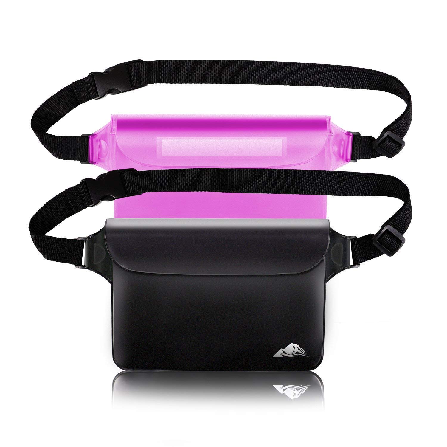 HEETA Waterproof Pouch Screen-Touch Sensitive Waterproof Dry Bag with Adjustable Waist Strap Bundle with Fish Scale with LCD Display, Digital Portable Hanging Scale Luggage Scale with Measuring Tape