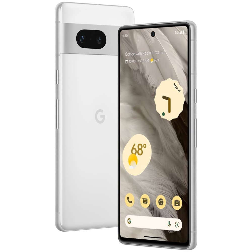 Google Pixel 7 5G (128GB, 8GB) 6.3", Android 13 (Only for AT&T, Cricket, Net 10-5G / 4G LTE) (Snow)