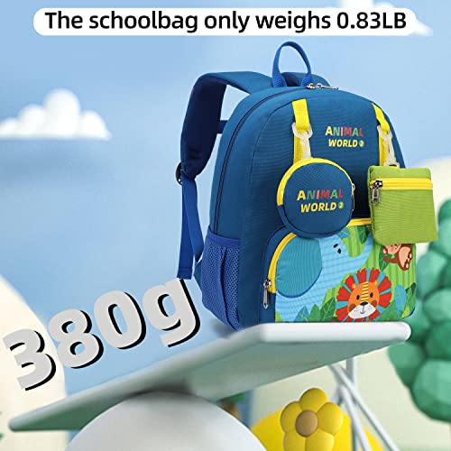 willikiva Cute Dinosaur Kids backpack for Girls Boys Preschool kids 3-5 Toddler(Lion)
