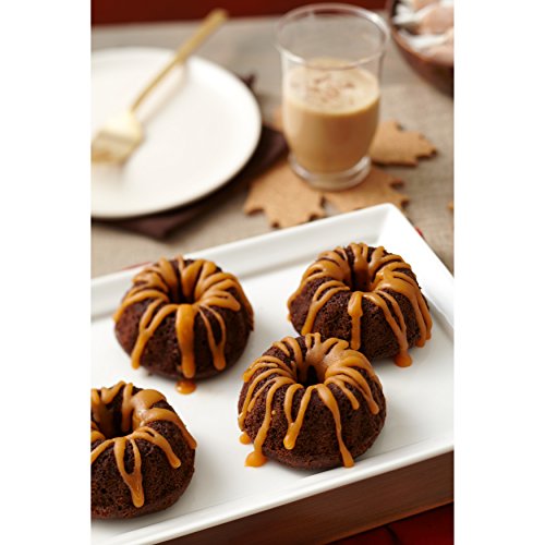 Wilton Excelle Elite Non-Stick 6-Cavity Mini Fluted Tube Baking Pan