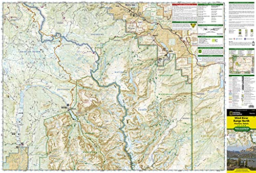 Wind River Range North Map [Pinedale, Dubois] (National Geographic Trails Illustrated Map, 726)