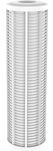 Pentair OMNIFilter RS19 Sediment Water Filter, 10-Inch, Standard Whole House Screen Mesh Sediment Replacement Cartridge, 10" x 2.5", 150 Micron, White