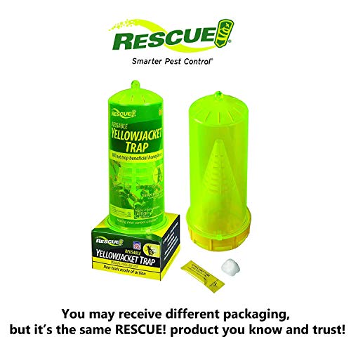 RESCUE! Reusable Yellowjacket Trap β Includes Attractant
