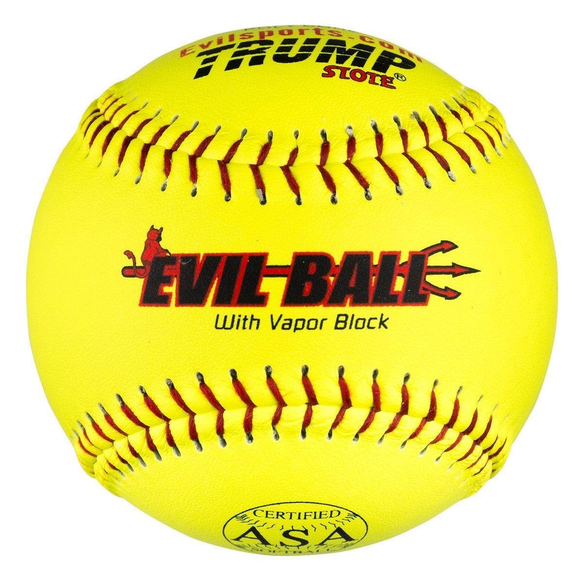 Half Dozen Evil Ball ASA 12" Softballs 44 cor 375 Compression MP-Evil-ASA-Y-2 HOT Technology 6 Balls