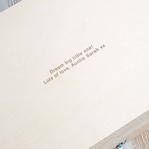Personalized Baptism Keepsake Box - Baptism Gifts for Baby Girl or Boy - Engraved Wooden Keepsake - Memory Box