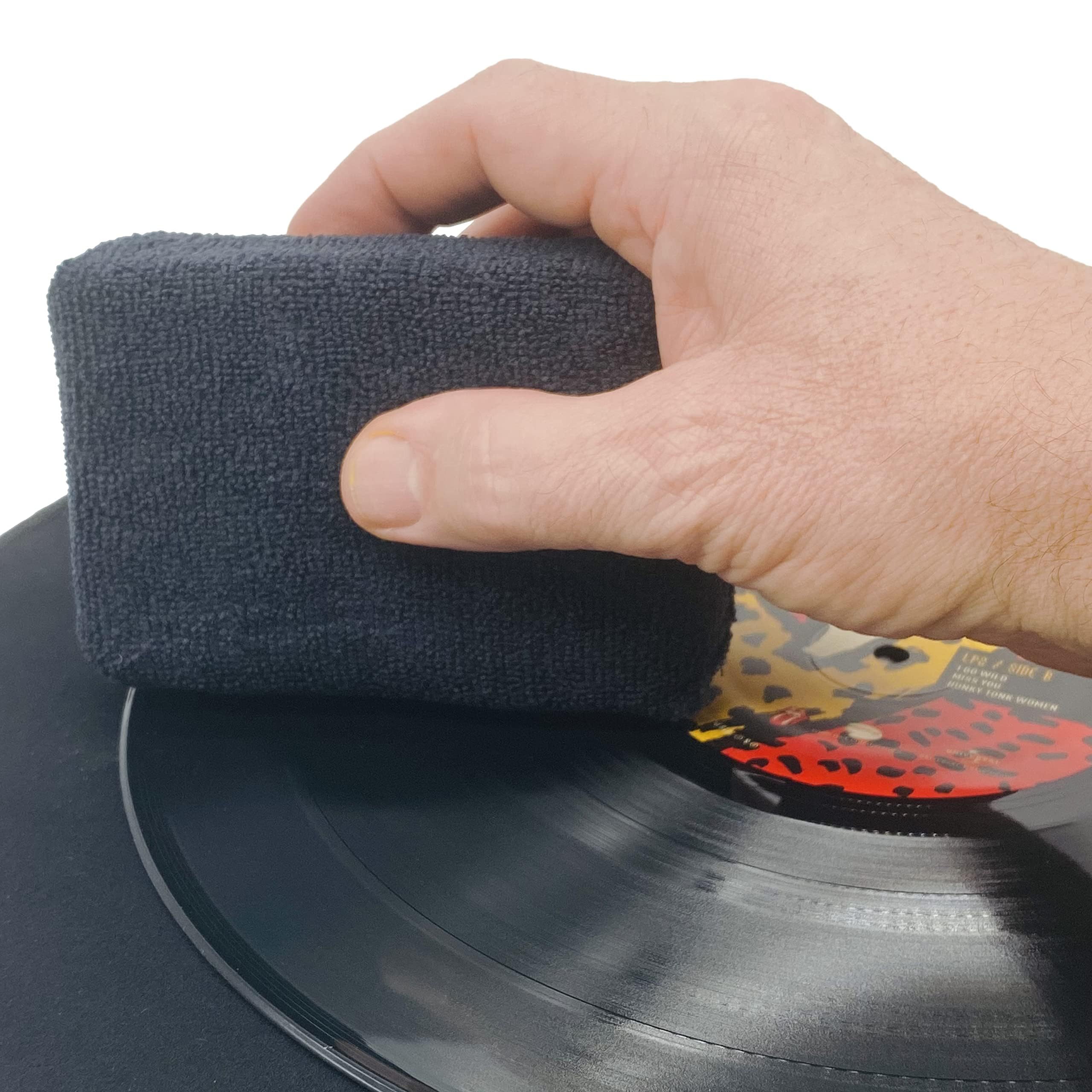 GrooveWasher Record & Stylus Care System β Record Cleaning Fluid & Large Scratch-Free Cleaning Pad with Delicate Stylus Brush & Cleaning Solution + Bonus Label Mask, Protect & Preserve Vinyl Records