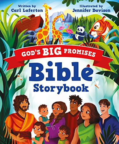 Godās Big Promises Bible Storybook (An Illustrated Childrenās Picture Bible with 92 Full-Color Bible Stories for Toddlers & Kids Ages 2-6. A Perfect ... Idea for Girls & Boys. Stories about Jesus.)