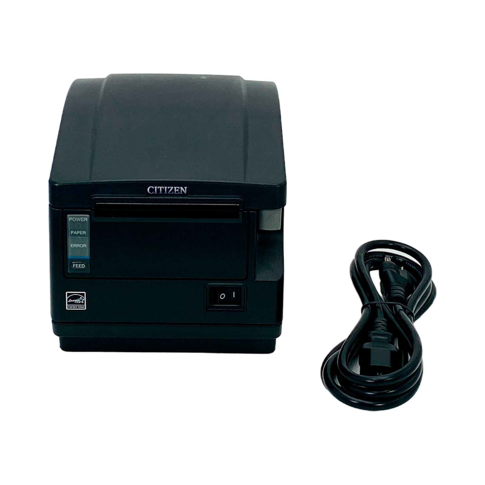 Tekswamp Citizen CT-S651 Network Compact Direct Thermal POS Receipt Printer LAN ETUBKP, Bundle with Power Cord