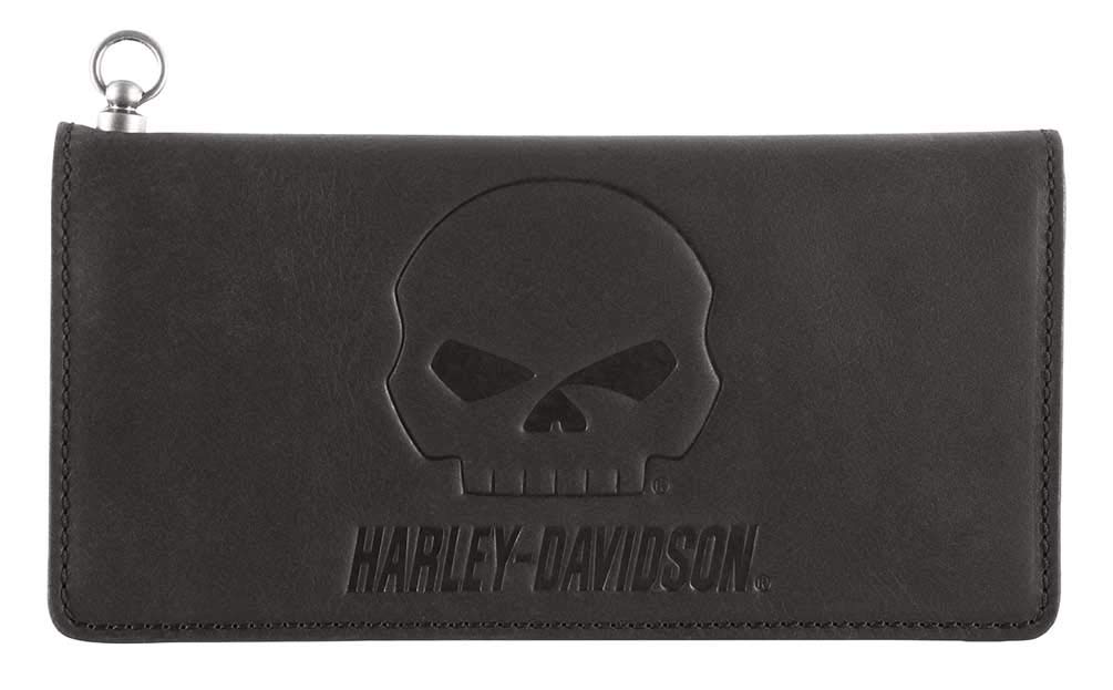 Harley-Davidson Men's Outsider Trucker Bi-Fold Leather Wallet w/RFID HDMWA11648