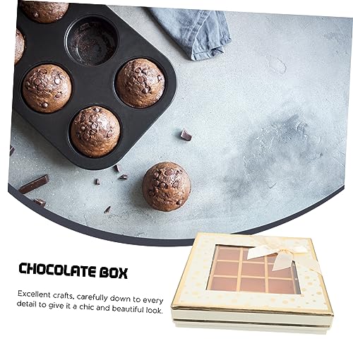 Healifty Box Chocolate Box Wedding Chocolate Empty Candy Chocolate Truffles Chocolate Truffle Chocolate Container Gift Cardboard