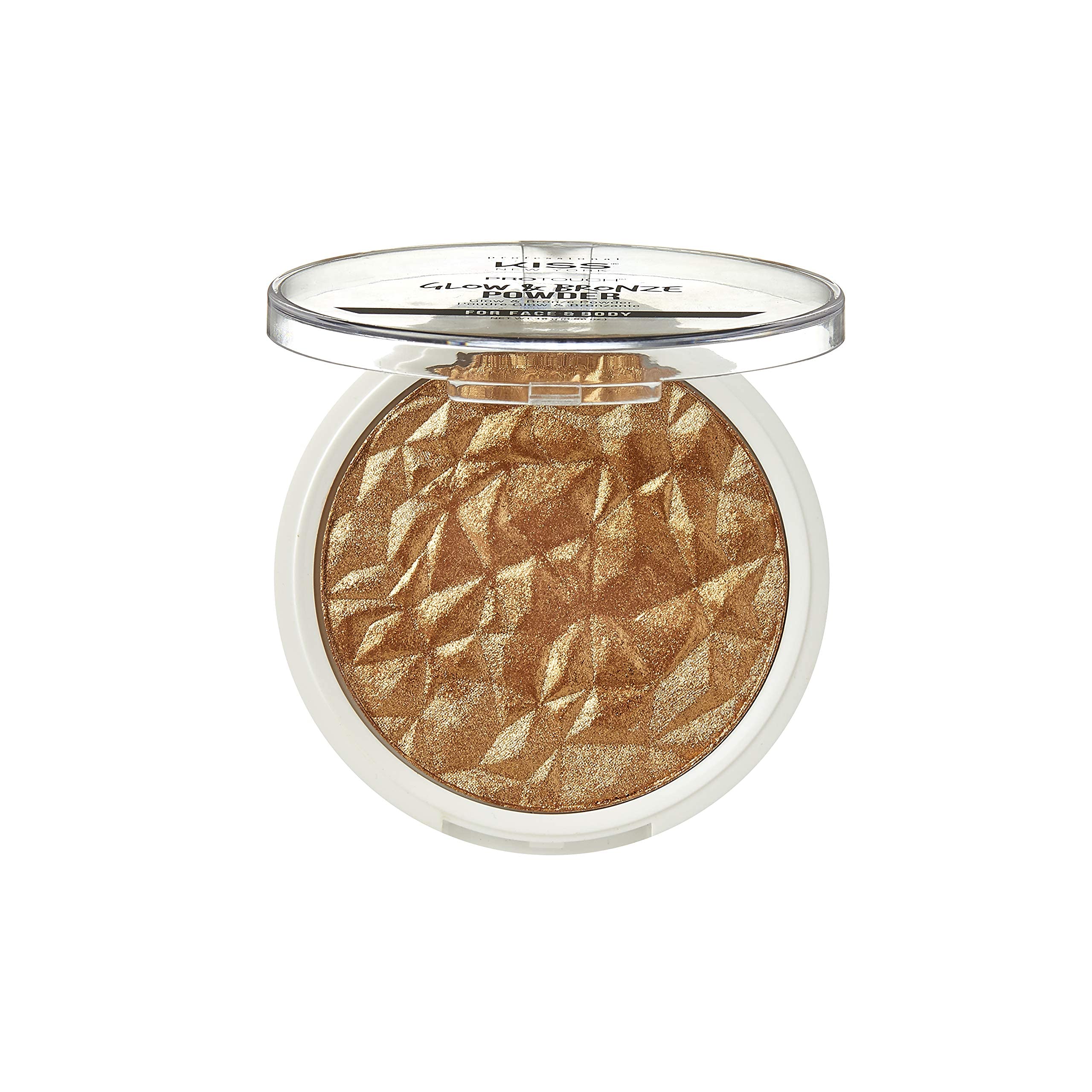 KISS Pro Touch Glow & Bronze Powder for Face & Body- KPBP02 (Powder-Deep)