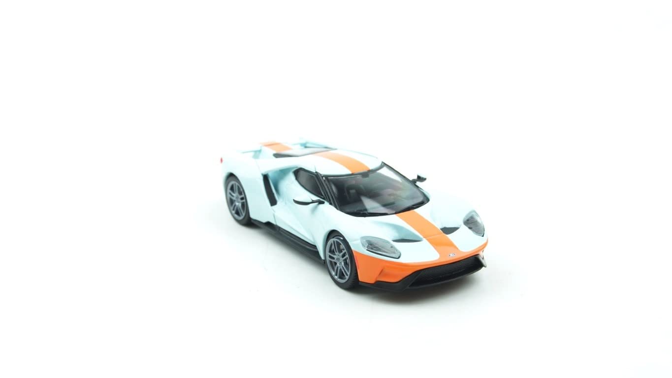 Greenlight 86158 1: 43 2019 Ford Gt - Ford Gt Heritage Edition - Gulf Oil Color Scheme - New Tooling