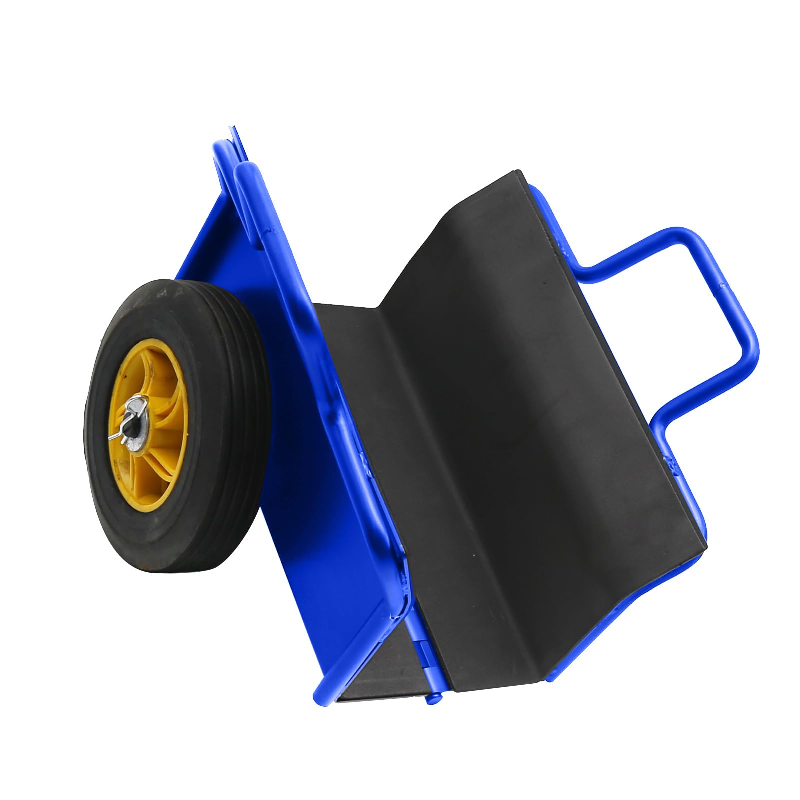 Heavy Duty Panel Dolly with Handle and 2Pcs 10" Solid Rubber Tires Wheels Slab Dolly 1000 Pound Weight Capacity All Terrain Moving Cart Handling Panel Dolly Heavy Dity Door Cart Dolly