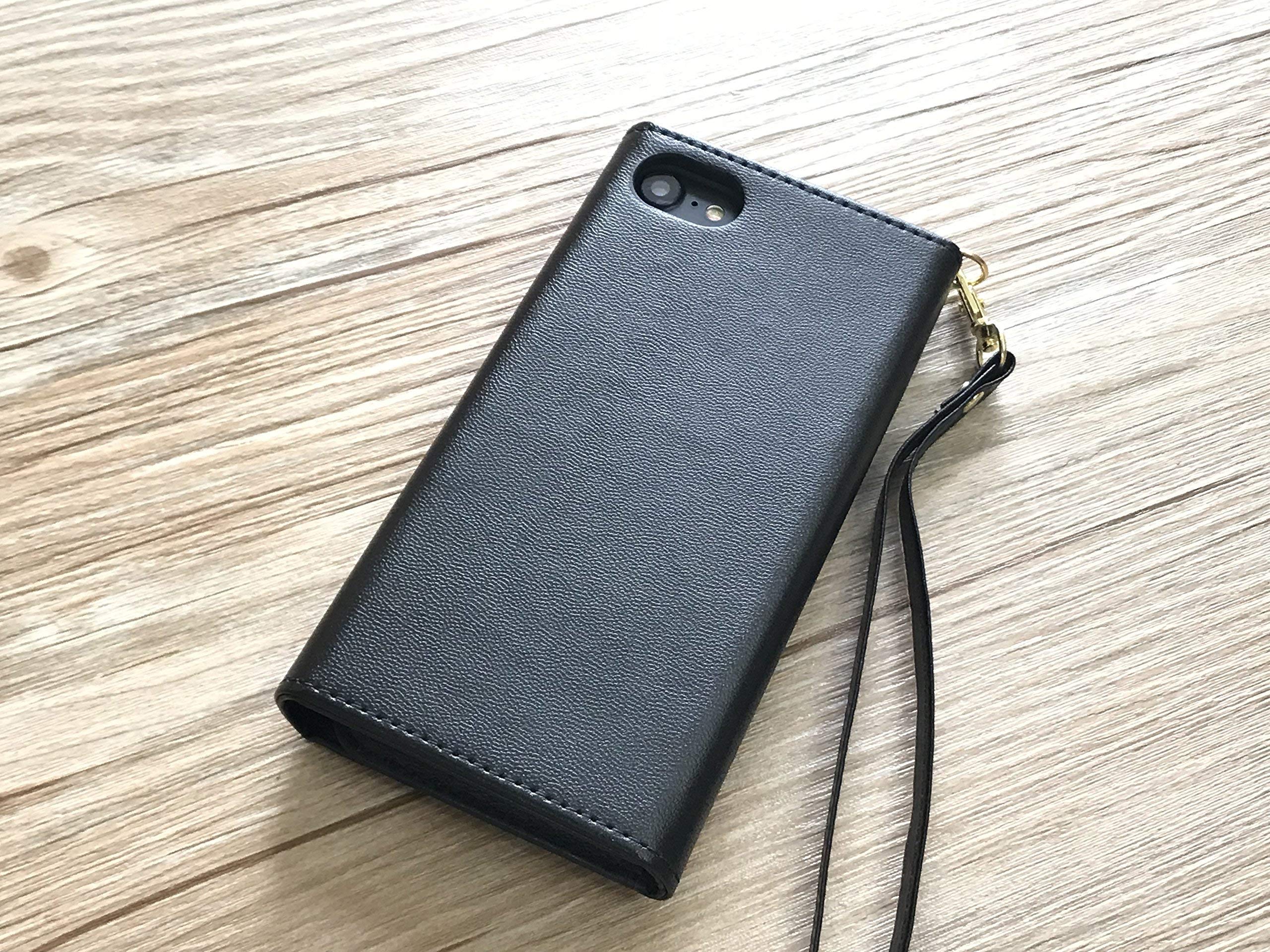 Gothic Crow phone leather wallet case for iPhone X XS XR 11 12 13 14 Pro Max Samsung S23 S22 S21 S20 Ultra S10 S9 Note 20 8 9 10 Plus Dc045