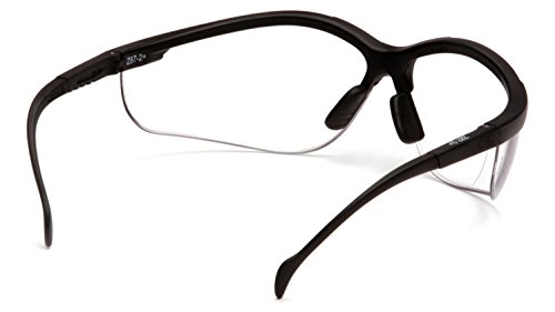 Pyramex Safety-SB1810R20 V2 Readers Safety Eyewear, Clear +2.0 Lens With Black Frame