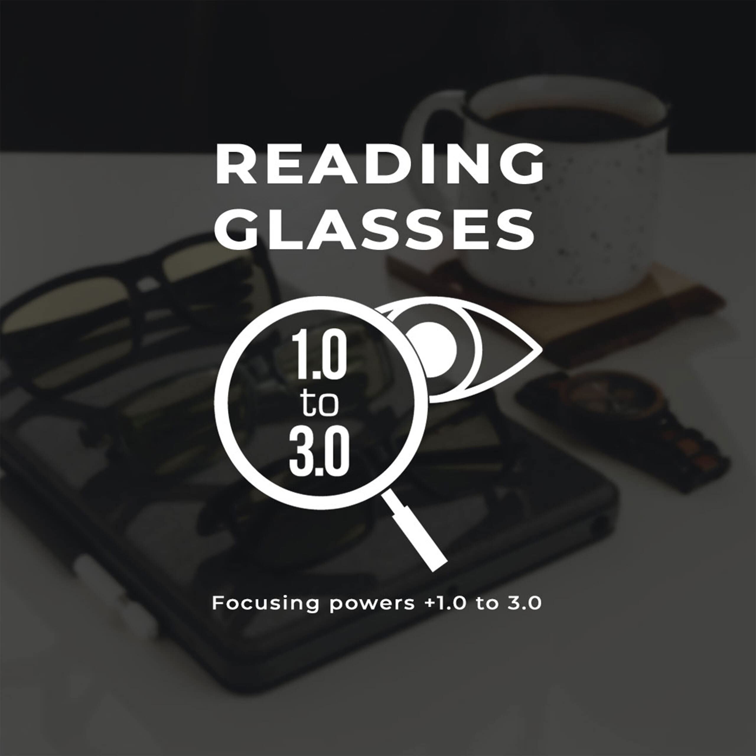 GUNNAR - Blue Light Reading Glasses - Blocks 65% Blue Light - Attaché, Tortoise, Amber Tint, Pwr +3.0