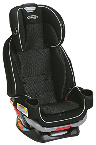 Graco 4Ever Extend2Fit 4 in 1 Car Seat | Ride Rear Facing Longer with Extend2Fit, Clove, 1 Count (Pack of 1)