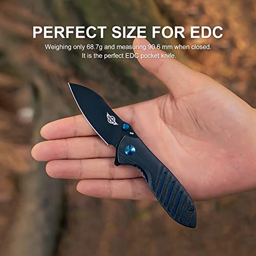 OKNIFE Parrot EDC Folding Pocket Knife Mini Drever Folding Pocket Knife Bundle