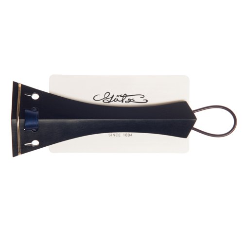Goetz ZA352E-115 4.53" 115mm Original Conrad Gotz Violin Tailpiece Ebony with Gold Inlay, Hill Model