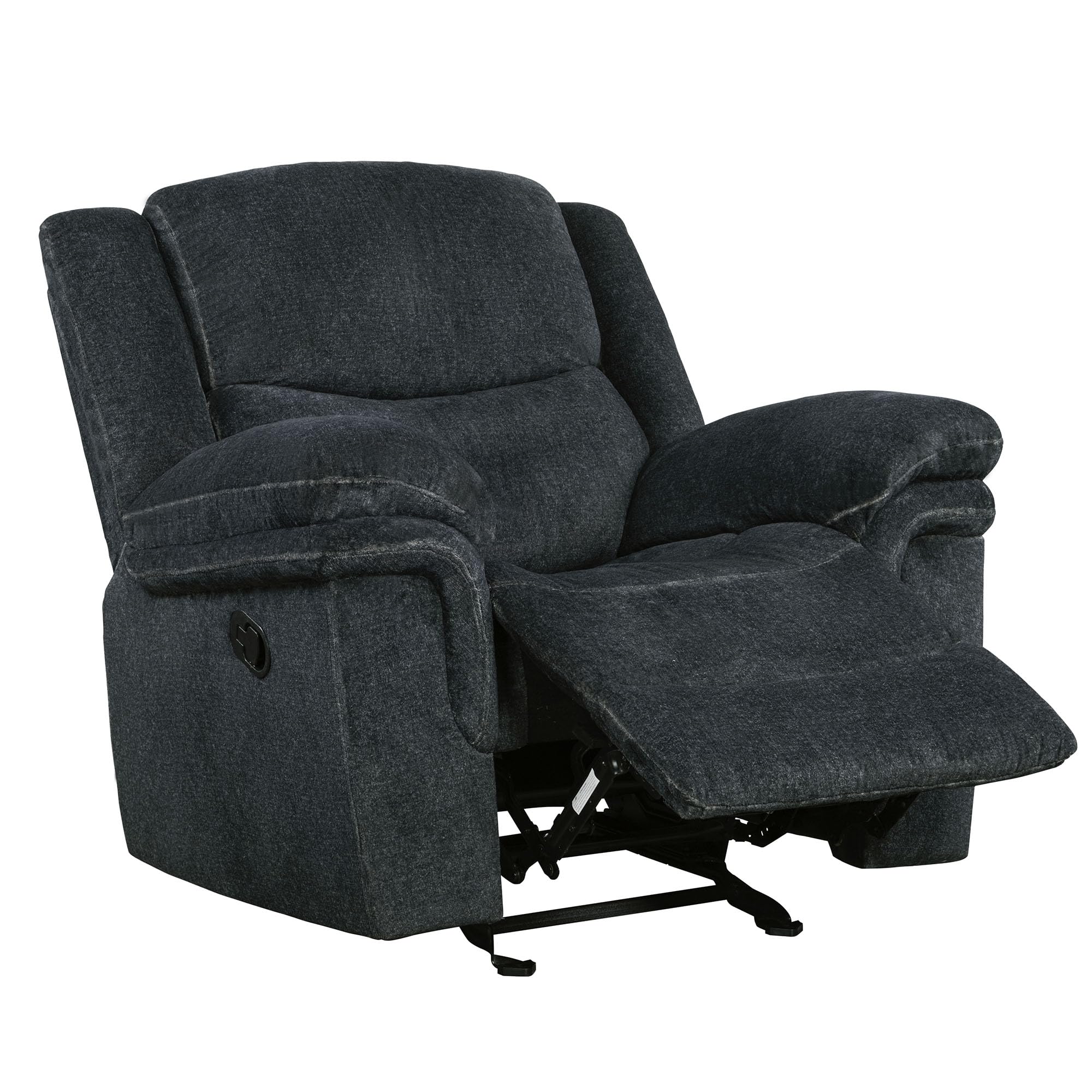 GODAFA Home Theater Seating Manual Reclining Sofa for Living Room,Bedroom,Dark Blue
