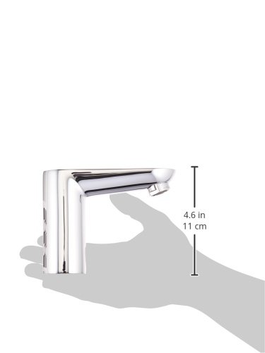 Grohe 36314000 Euroeco Cosmopolitan E Single Hole Touchless Electronic Bathroom Faucet, Starlight Chrome