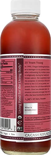 GT's Kombucha, Cosmic Cranberry 16 Fl Oz