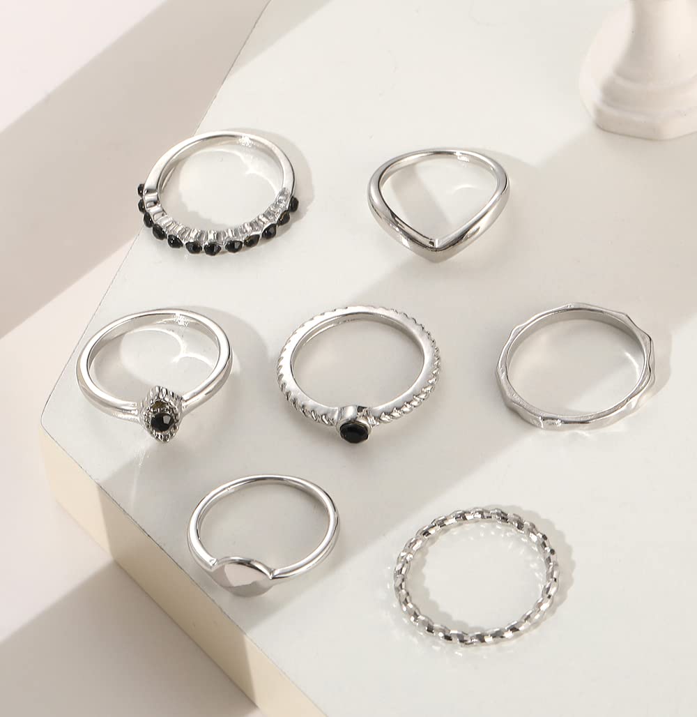 iF YOU 66 Pcs Gold Knuckle Rings Set for Women, Vintage Stackable Rings, Boho Snake Finger Rings, Trendy Midi Rings Pack for Teen