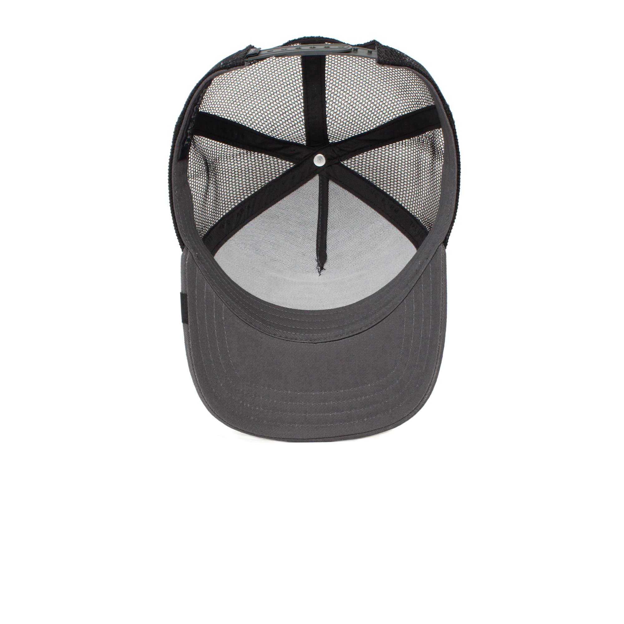 Goorin Bros. The Farm Unisex Original Adjustable Snapback Trucker Hat, Charcoal (The Boss), One Size