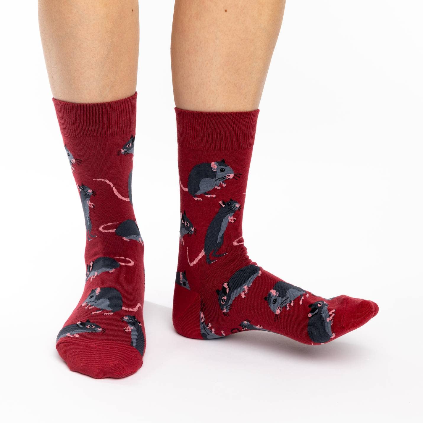 Good Luck Sock Women's Rats Socks, Adult, Shoe Size 5-9