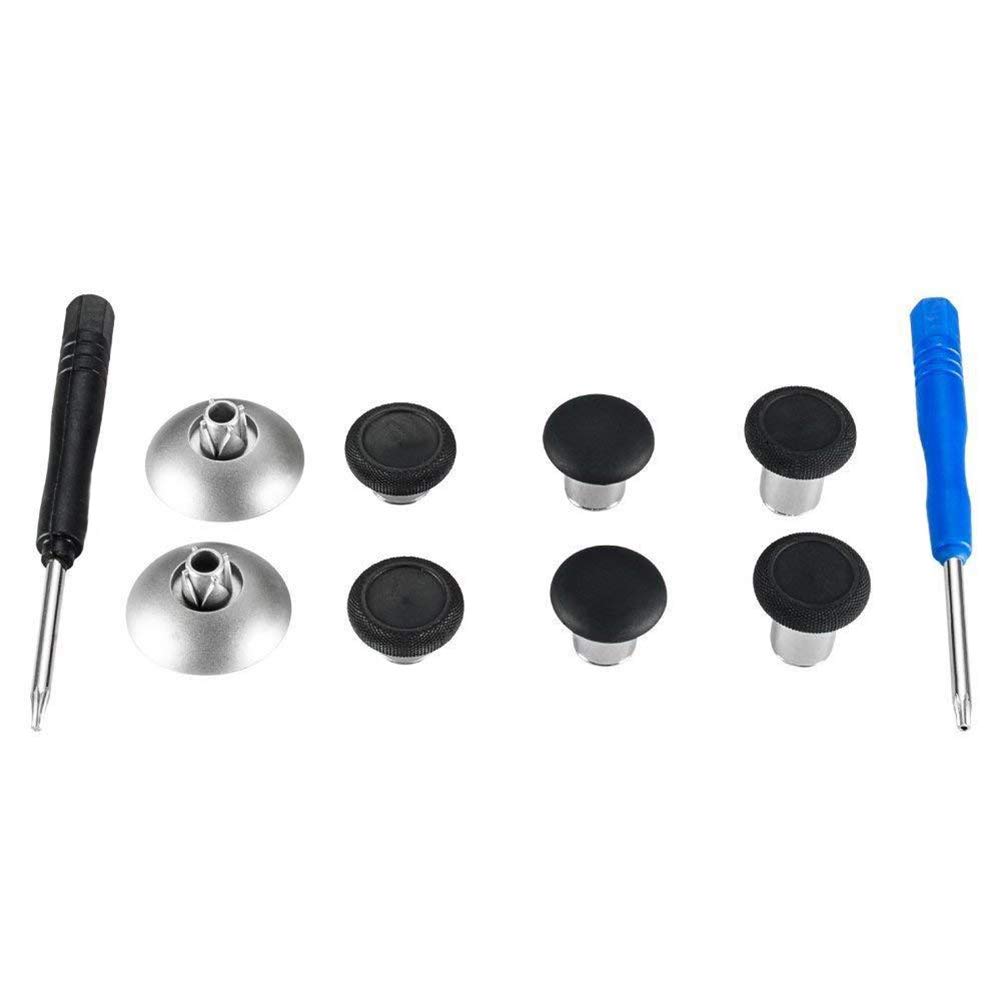 heaven2017 Replacement Metal Buttons Thumb Stick Joysticks Mod Kits for Xbox One Elite