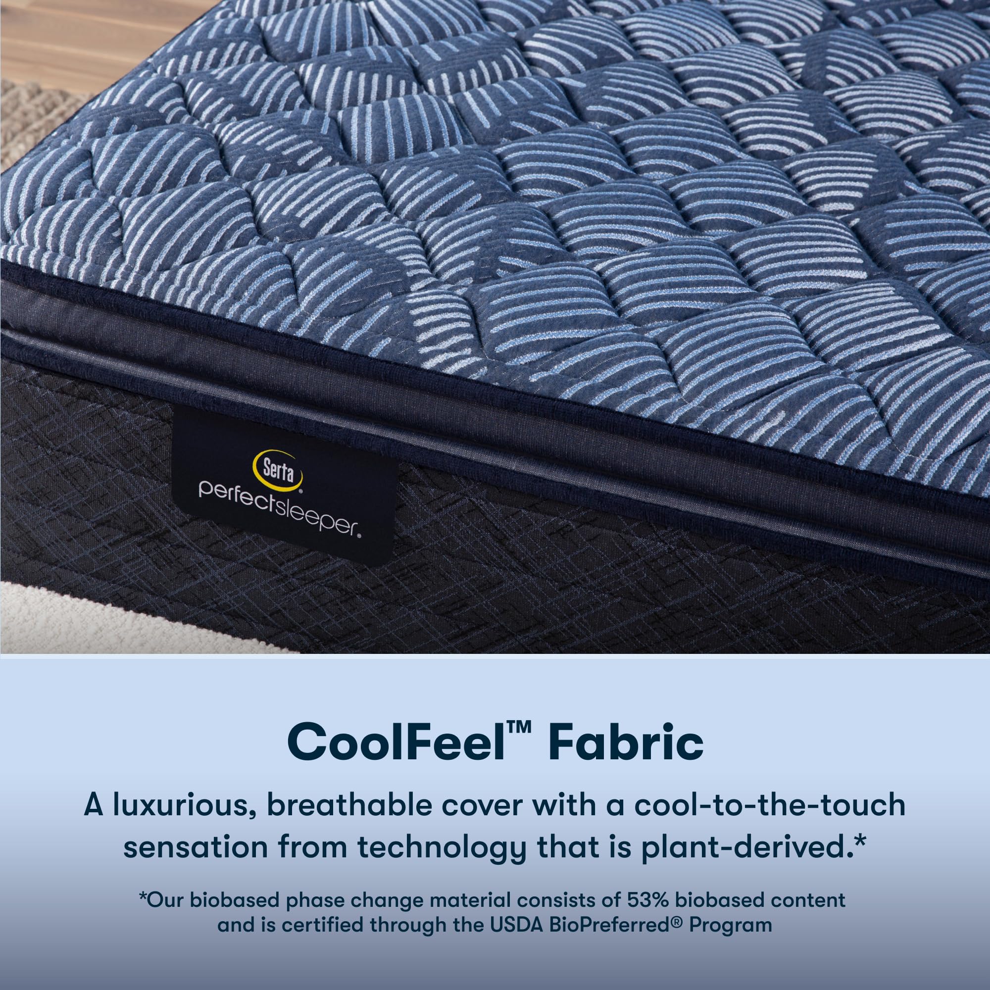 Serta Perfect Sleeper Ultimate 14.5" Twin Mattress - Firm Pillow Top, Cooling Gel Memory Foam, Pocket Innersprings for Motion Isolation, Edge Support, CertiPUR-US Certified - Oasis Sleep