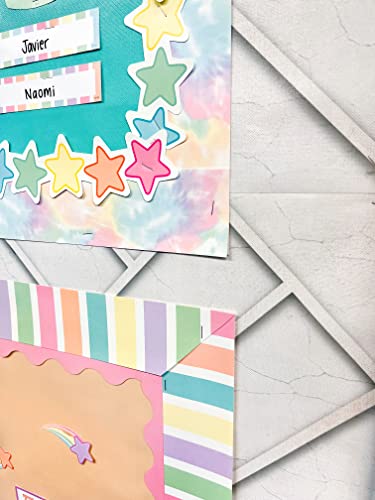 Teacher Created Resources Pastel Pop Tie-Dye Straight Border Trim, 35 Feet