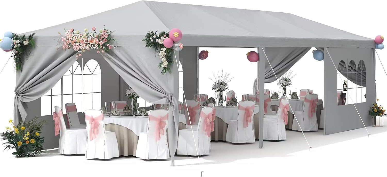 Homall Party Tent, 10x30 Outdoor Wedding Party Canopy Tent
