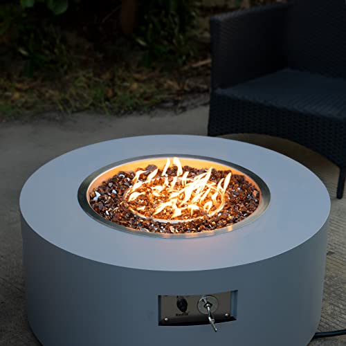 Stanbroil 12 Inch Round Fire Pit Burner Ring for Natural Gas & Propane Fire Pit Fireplace - 304 Stainless Steel Fire Pit Burner for Indoor & Outdoor, BTU 92,000 Max