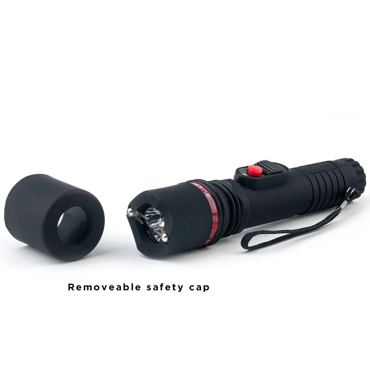 Guard Dog SG-GDI6000BK Inferno Dual Spark Stun Gun Flashlight, MAX Volts, Ultra Bright LED Bulb, Rechargeable