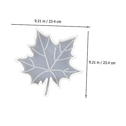 TEHAUX 2pcs Crystal Epoxy Mold Crystal Decor Crystal Tray Chocolate Silicone Molds Resin Jewelry Molds Silicone Cup Mat Mold Hanging Bag Decoration Leaf Epoxy Resin Casting Mold Leaf Mold
