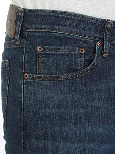 Wrangler Authentics Men's Comfort Flex Waist Relaxed Fit Jean Carbon 44W x 32L