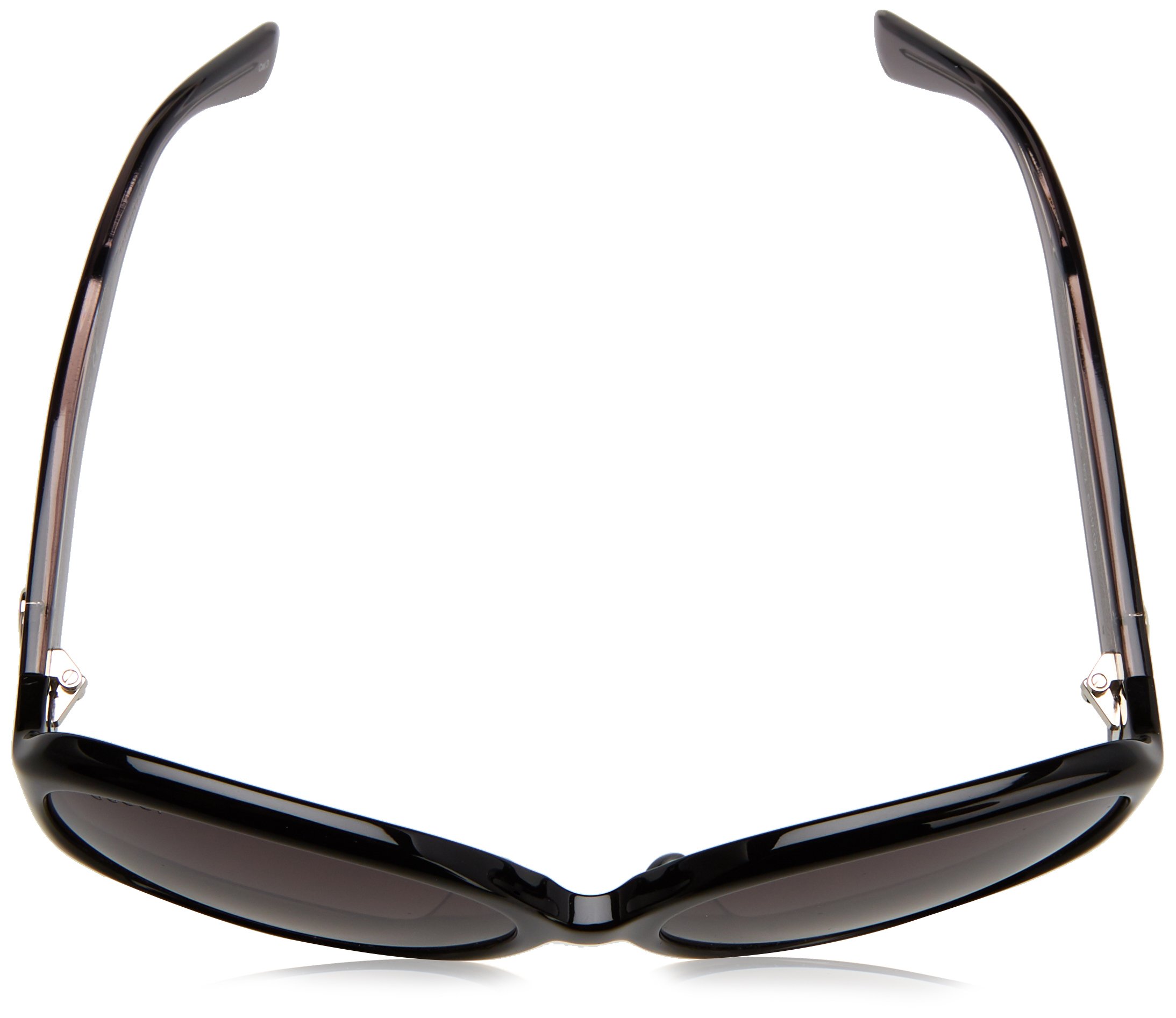 Gucci GG0080SK 002 Shiny Black GG0080SK Butterfly Sunglasses Lens Category 3 Si