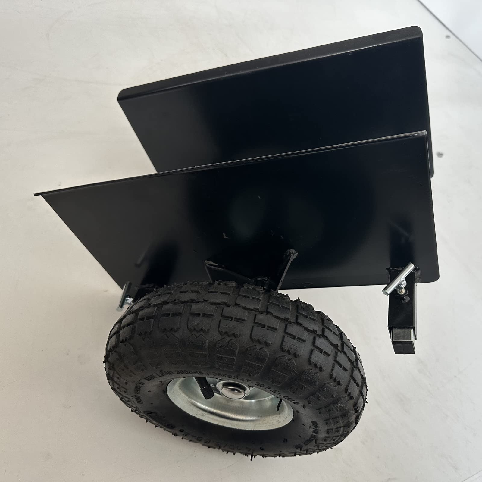 Heavy Duty Panel Dolly, 10" Pneumatic Wheels,Extended Model Slab Dolly, 600LBS Capacity for Drywall Sheet Heavy Appliance & Material Handling All Terrain Moving Cart Panel Dolly