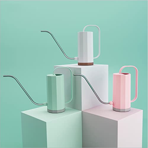 TENAGE Spray Bottle Gardening Watering Can Flower Potted Watering Can Long Mouth Stainless Steel Curved Mouth Watering Can