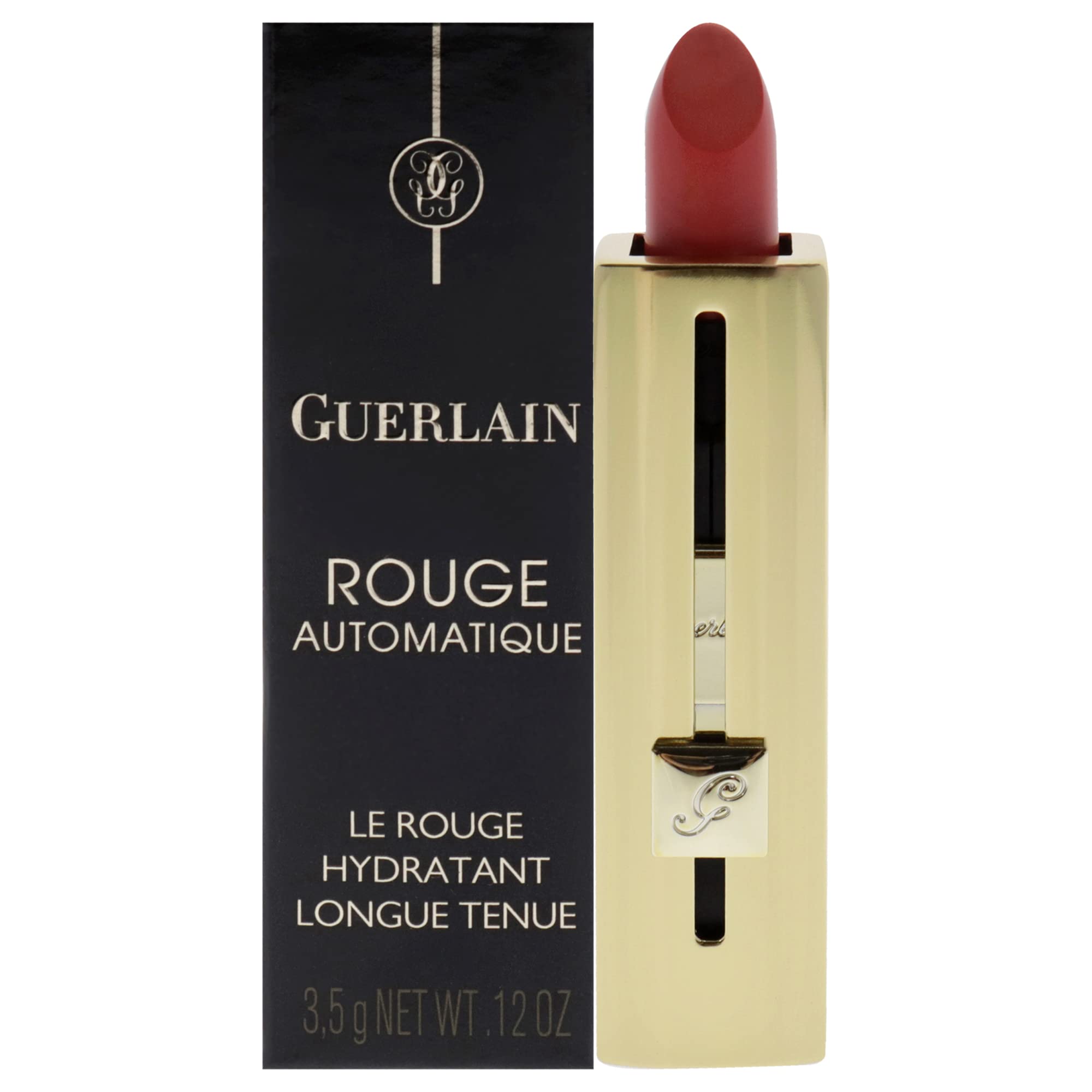 Guerlain Rouge Automatique Long-Lasting Lipstick, No. 146 Cruel Gardenia, 0.12 Ounce