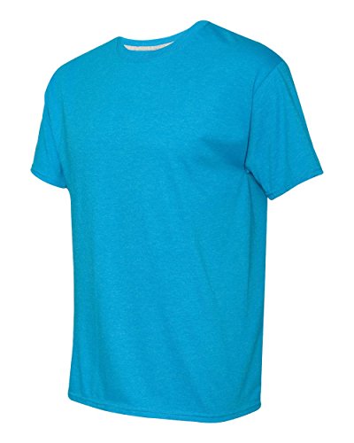 Hanes Men's 2 Pack X-Temp Performance T-Shirt, Neon Blue Heather, XX-Large