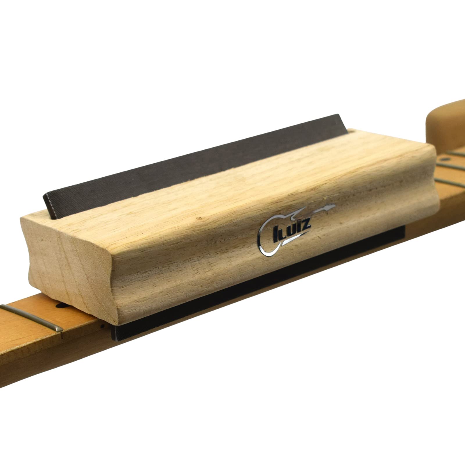 iluiz Guitar Fret End Dressing File With 35/90 Degree and 600 1000 Grit Sandpaper Professional Fret End Bressing Fret Beveling File for Fret Crown End Bevel Luthier Tool