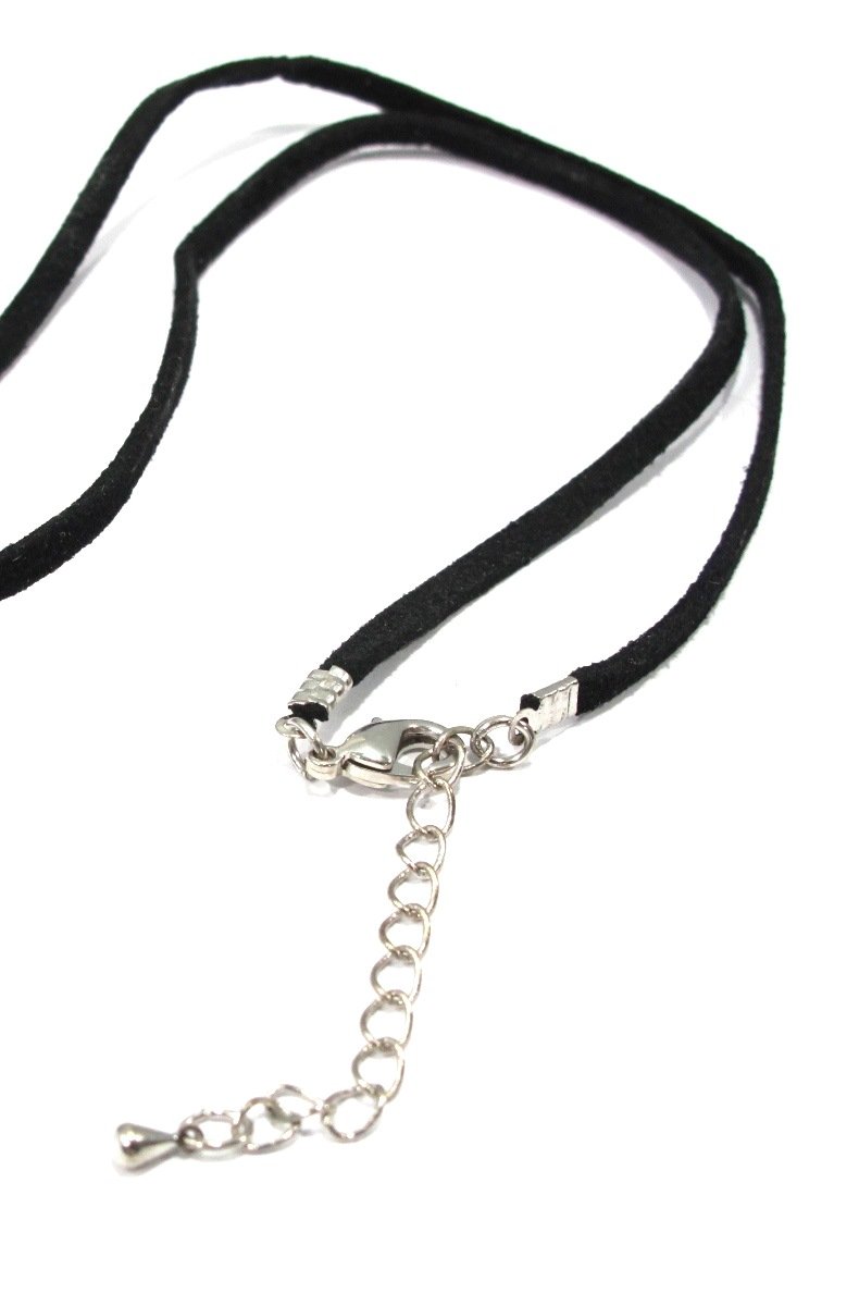 Handmade Heart Glass Pendant Glass Blown Necklace Jewelry - No.1