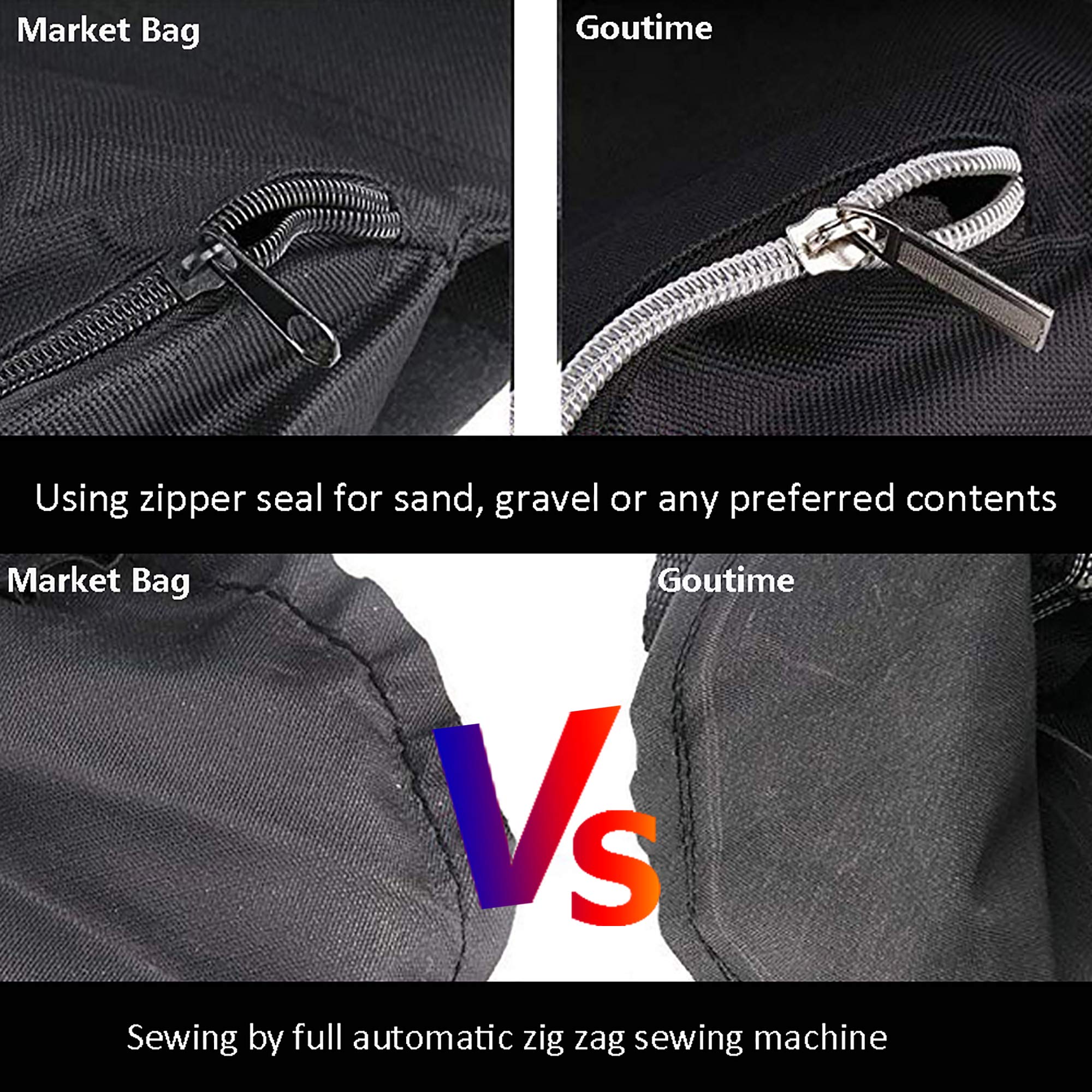 GOUTIME 10x20 Feet Ez Pop Up Canopy Instant Tent Shelter with Weight Bags 4 x 40 lb