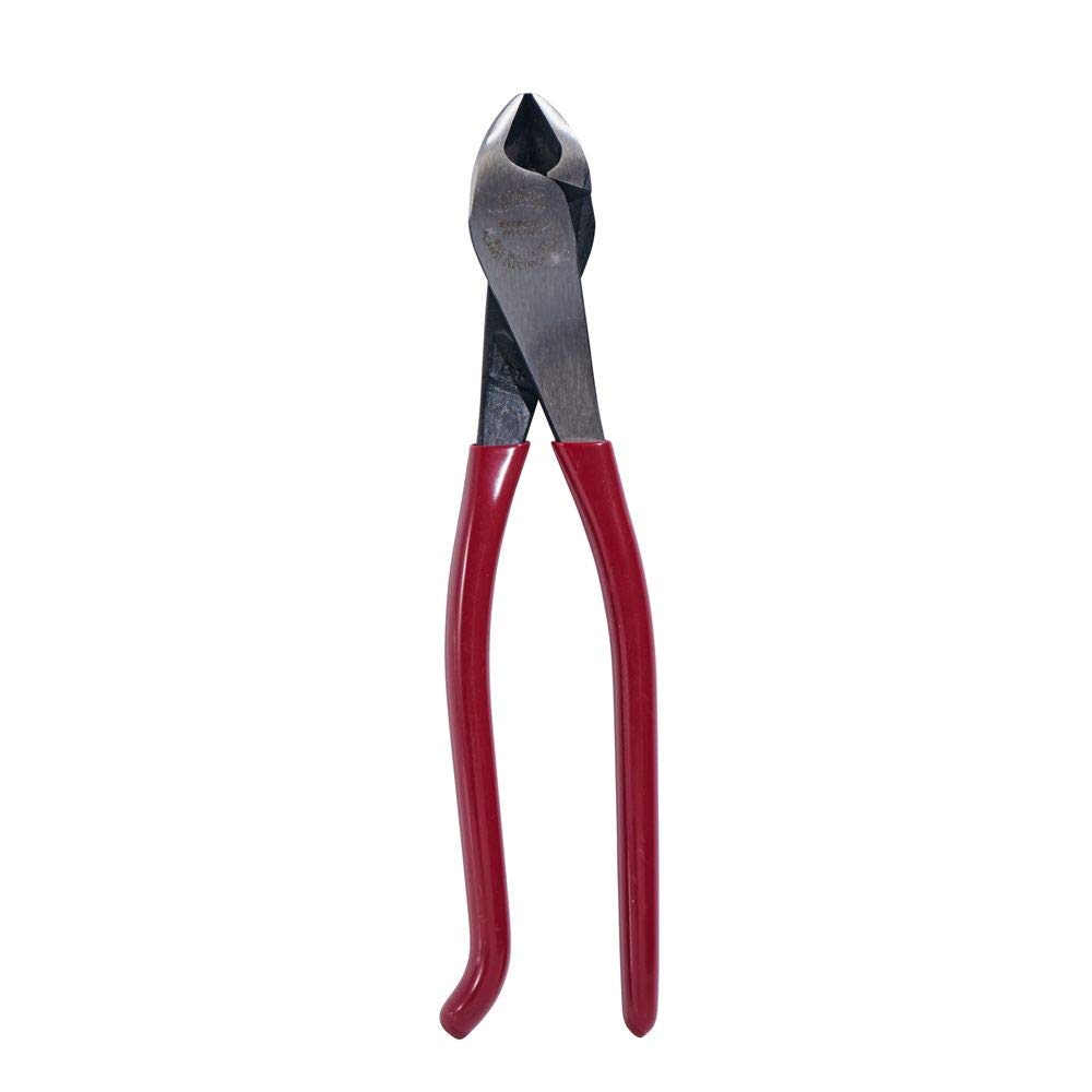 Pliers, Ironworker's Diagonal Cutting Pliers with High Leverage Design Works as Rebar Cutter and Rebar Bender, 9-Inch