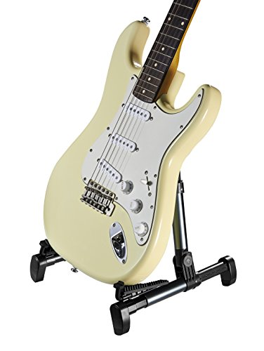Guitar Stand for Acoustic/Electric/Classical Guitars and Violin, Ukulele, Bass, Banjo, Mandolin -Folding, Portable & Lightweight
