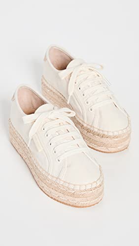 Tory Burch Women's Seaside Oxford Espadrilles, Vintage Cream, Off White, 10 Medium US