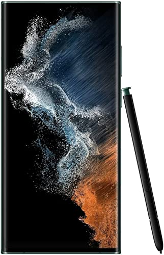 Samsung Galaxy S22 Ultra 5G 512GB 12GB RAM Factory Unlocked (GSM Only | No CDMA - not Compatible with Verizon/Sprint) Global Version - Green